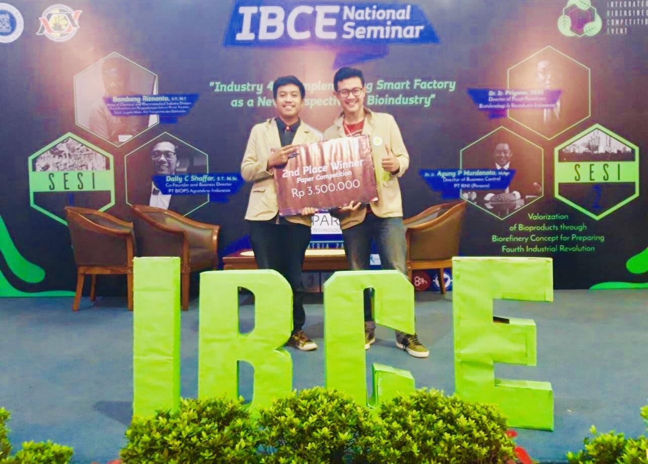 Mahasiswa FTP UGM Juara 2 Lomba Karya Tulis Nasional IBCE 2019 - Bali Ekbis Mahasiswa FTP UGM Juara 2 Lomba Karya Tulis Nasional IBCE 2019 - Bali Ekbis